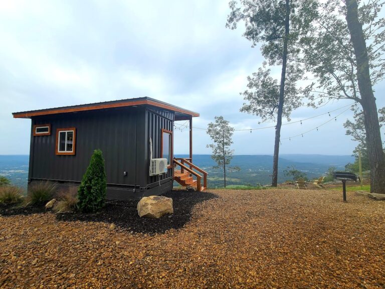 Tiny Shipping Container House On The Cliffs - Dream Tiny Living