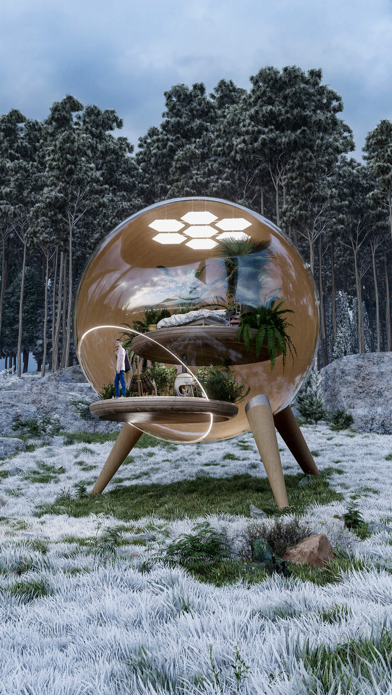 Fishbowl House by Veliz Arquitecto - Dream Tiny Living