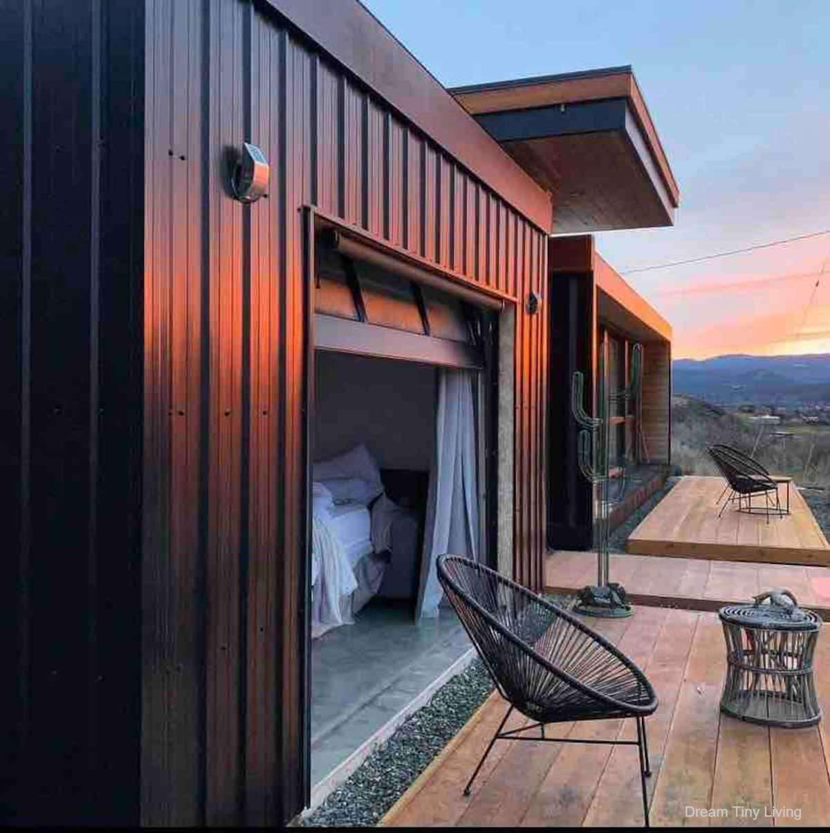 Black Box Studio Shipping Container House - Dream Tiny Living