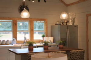 Modern Blue Shipping Container House - Dream Tiny Living