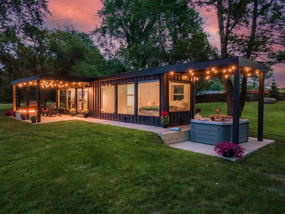 The Scenic Orchard Tiny Container House - Dream Tiny Living