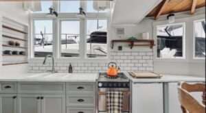 Gorgeous Tiny House Boat with Interior Design - Dream Tiny Living