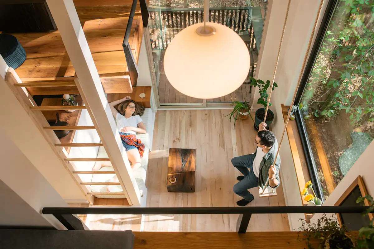 Japanese Style Wooden The Nook Tiny House - Dream Tiny Living