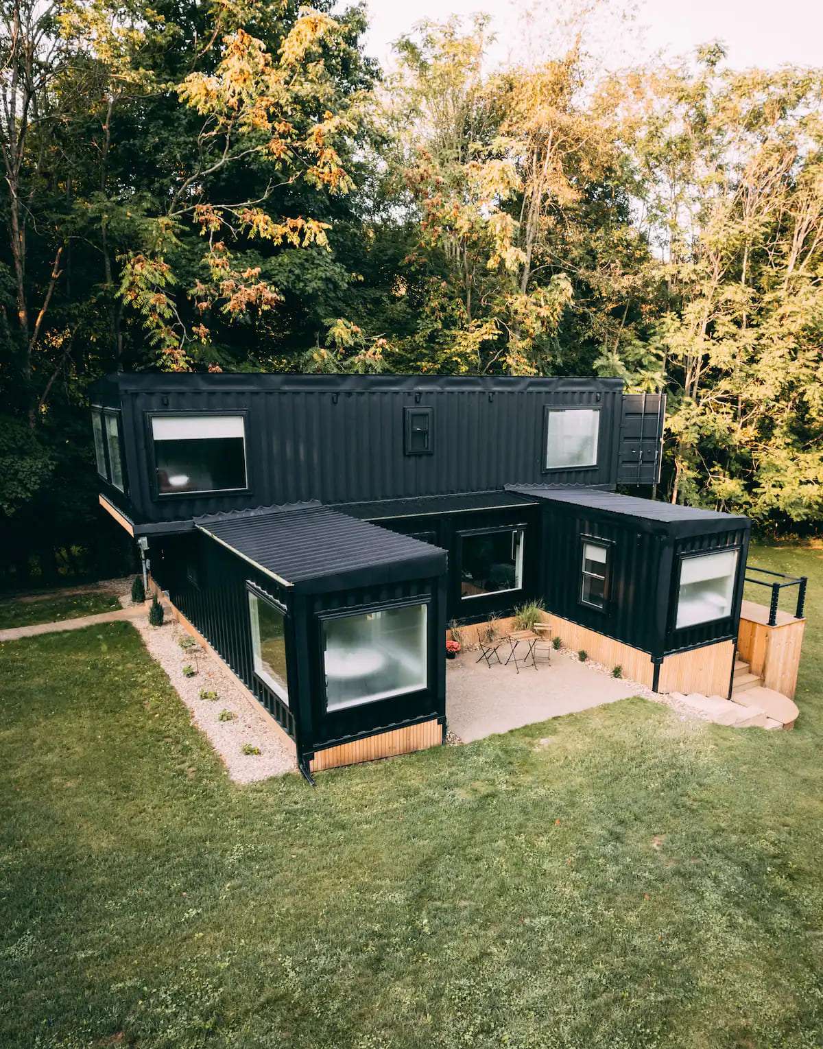 Shipping Container House with Wonderful Layout Plan - Dream Tiny Living