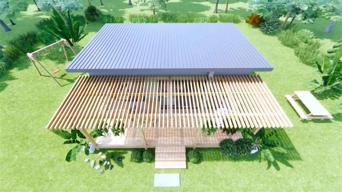 Modern Granny's Flat Farmhouse Design - Dream Tiny Living