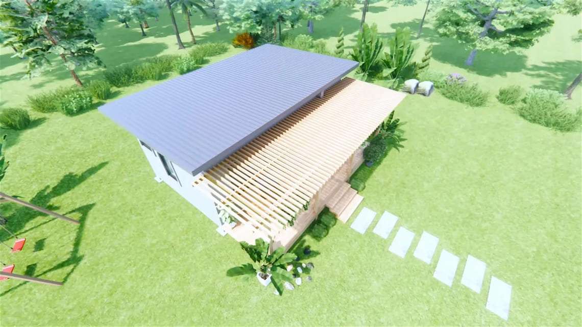 Modern Granny's Flat Farmhouse Design - Dream Tiny Living