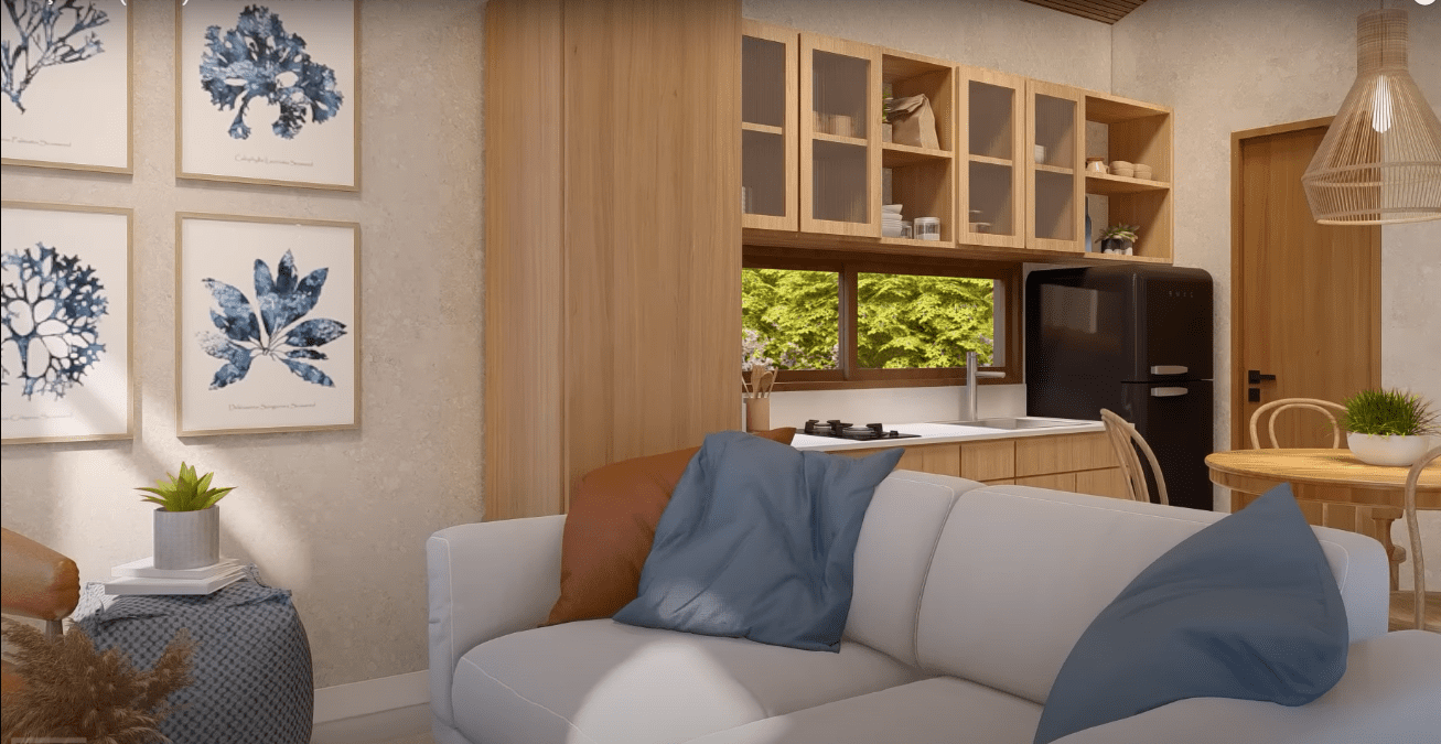 Single Storey and Comfortable 45 sqft Tiny House - Dream Tiny Living