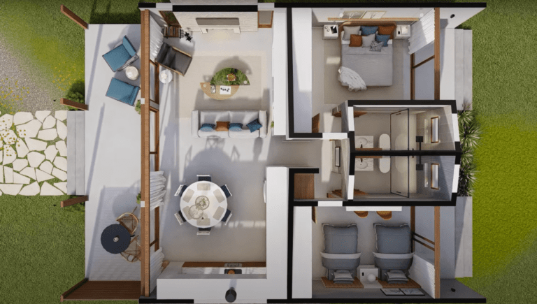 Tiny House Designed as a Vacation and Recreation Place - Dream Tiny Living
