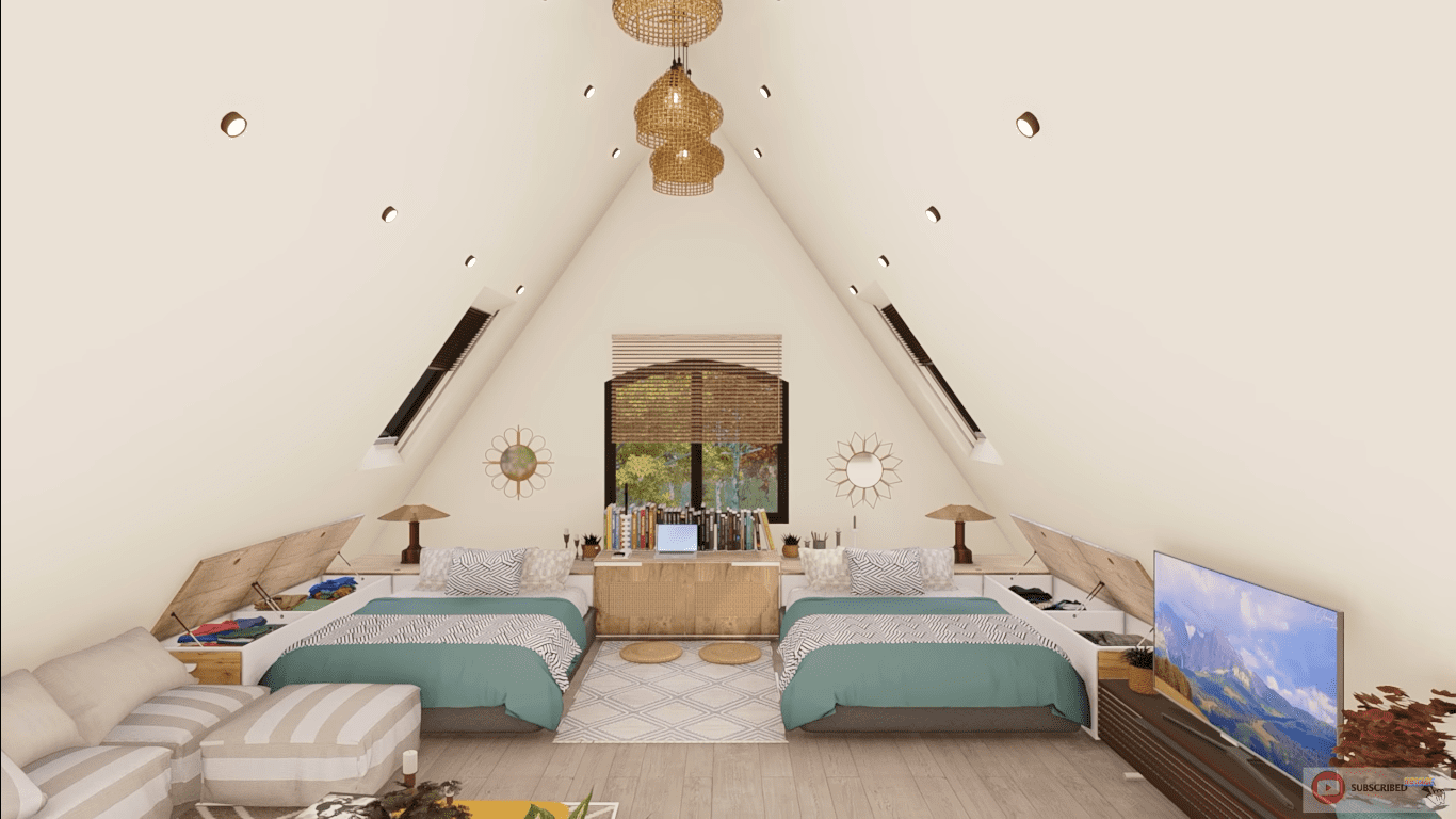 Amazing A-Frame Cabin House Design Idea - Dream Tiny Living