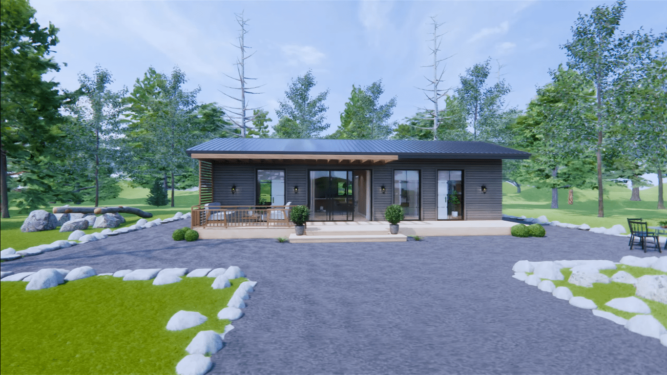 Interesting Tiny House with Nature 5m x 12 m - Dream Tiny Living