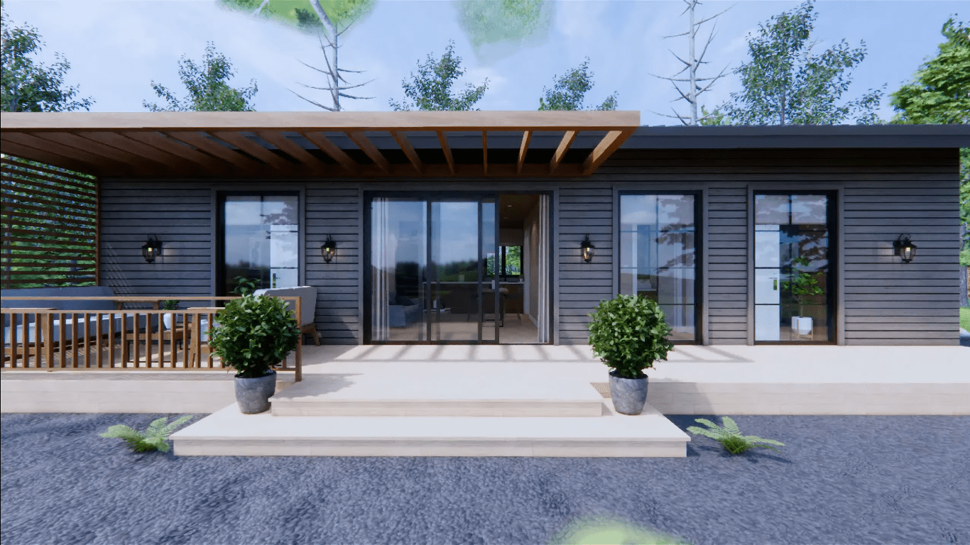 Interesting Tiny House with Nature 5m x 12 m - Dream Tiny Living