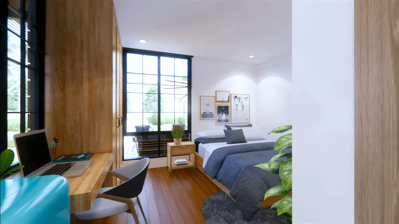Cute Tiny Farmhouse Design Idea 5m x 8m - Dream Tiny Living