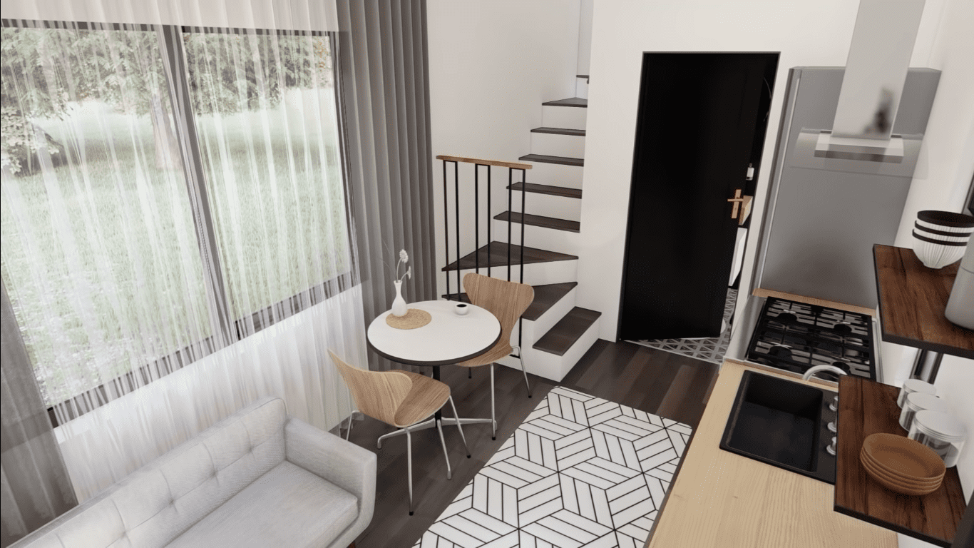 Impressive Two Storey Tiny House Design 3m x 6m - Dream Tiny Living