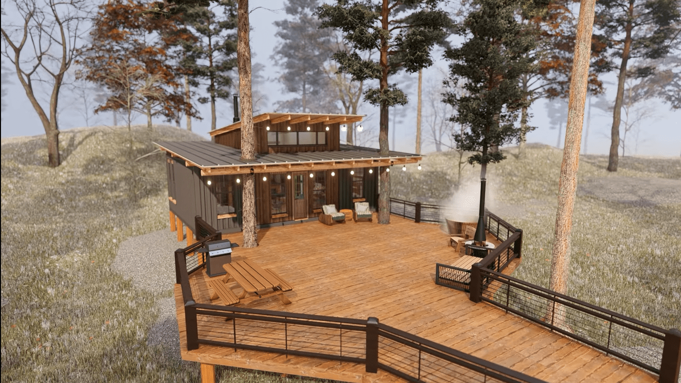 Incredible Shipping Container House Design Idea - Dream Tiny Living