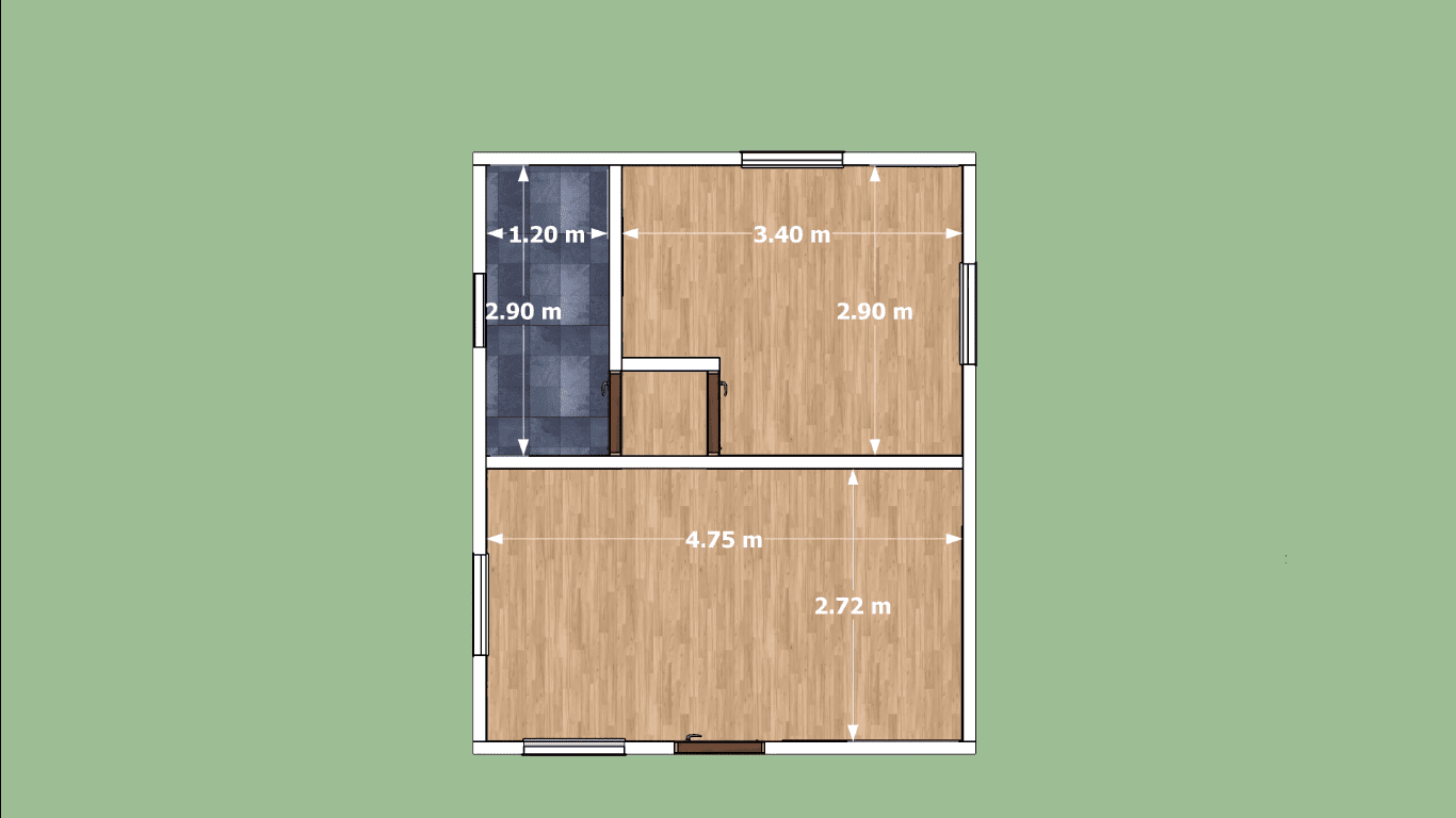 Small House Design Idea of 320 sqft - Dream Tiny Living