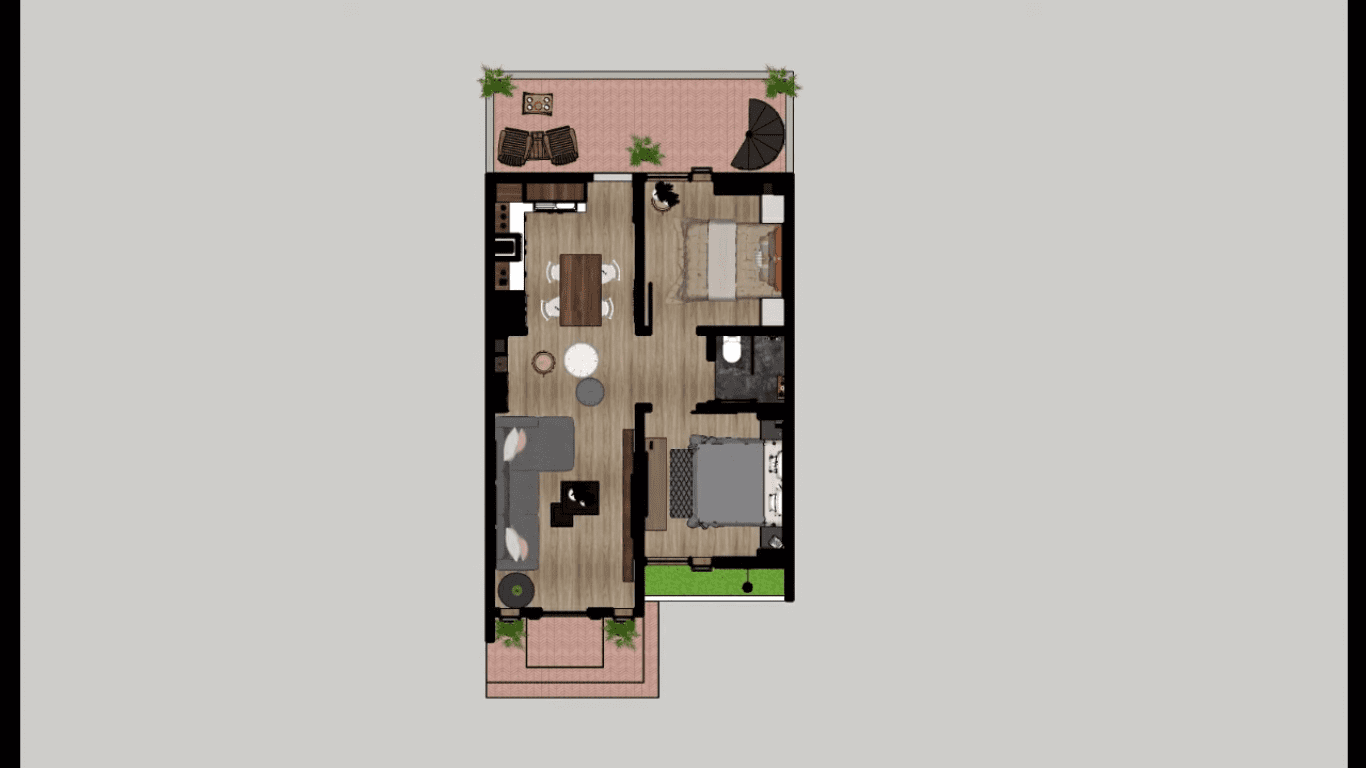 Tiny House with Loft Design Ideas 6m x 8m - Dream Tiny Living