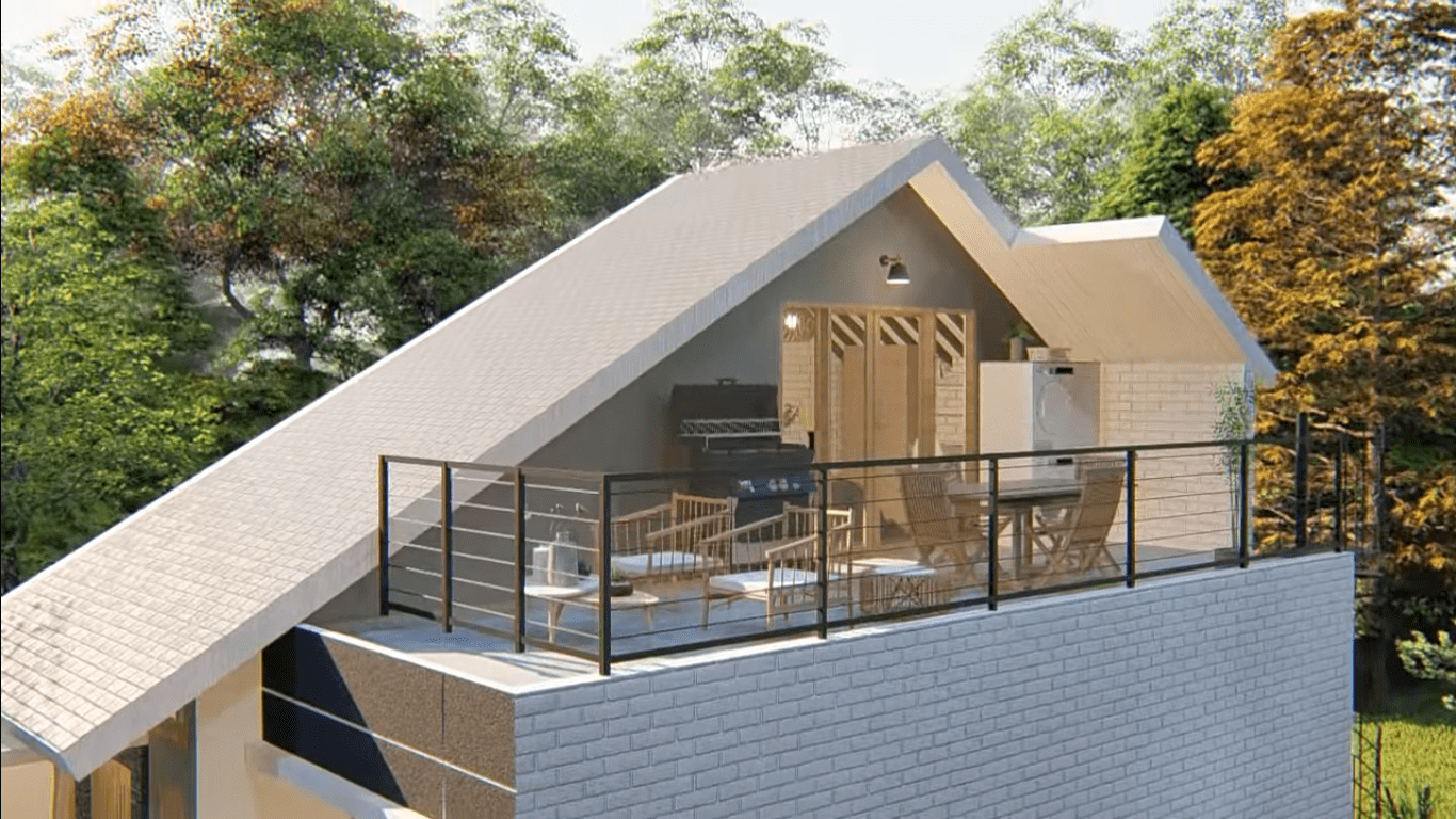 Tiny House with Loft Design Ideas 6m x 8m - Dream Tiny Living