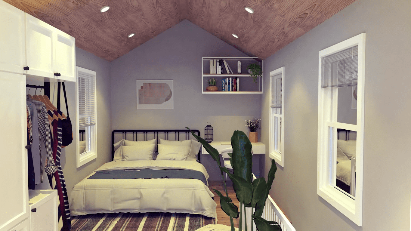 Two Storey Tiny House Design Idea 193 Sqft - Dream Tiny Living