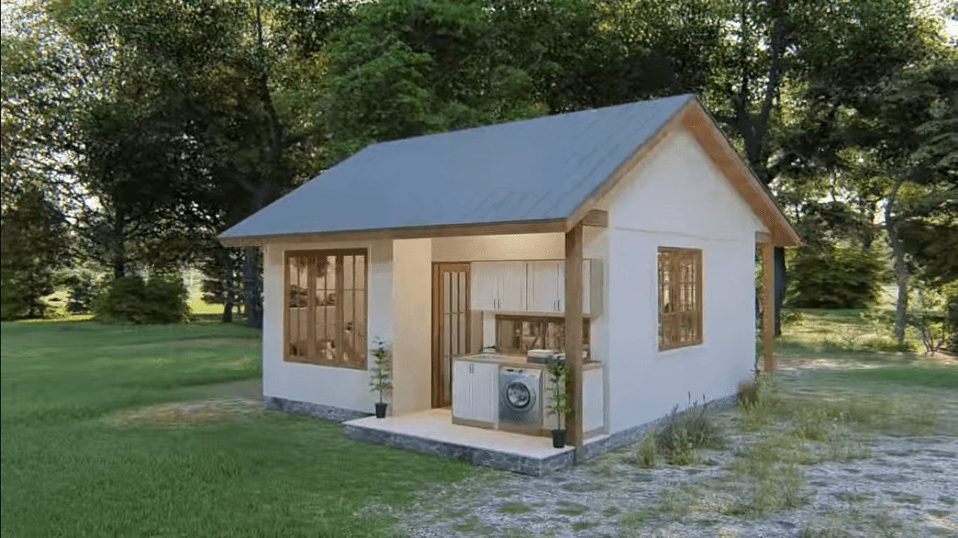 Absolutely Cute Tiny House Design 452 Sqft - Dream Tiny Living