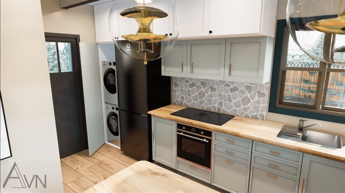 Beautifully Designed Tiny House with 5m x 5m Floor Plan - Dream Tiny Living