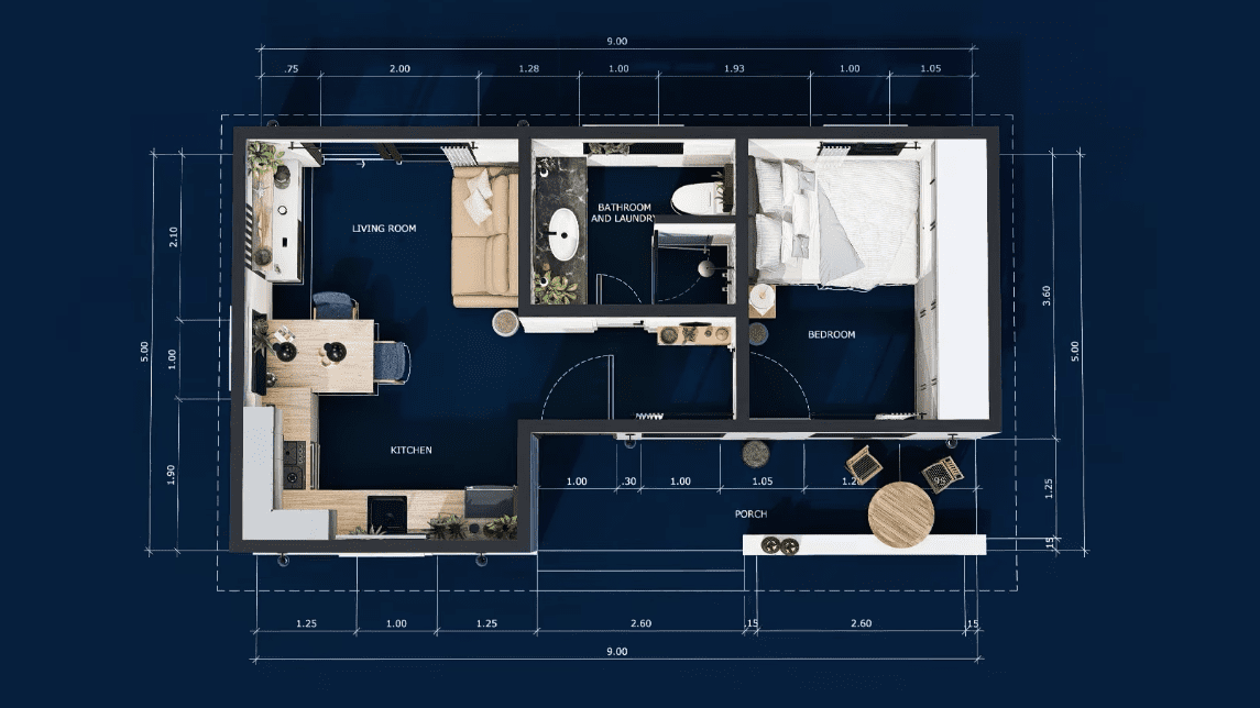 Cozy and Simple Small House Design Idea - Dream Tiny Living