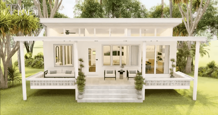 Simple Small Farmhouse Design Idea 9.5m x 10.3m - Dream Tiny Living