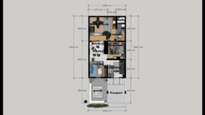 Small House with Loft Design Idea 640 Sqft - Dream Tiny Living