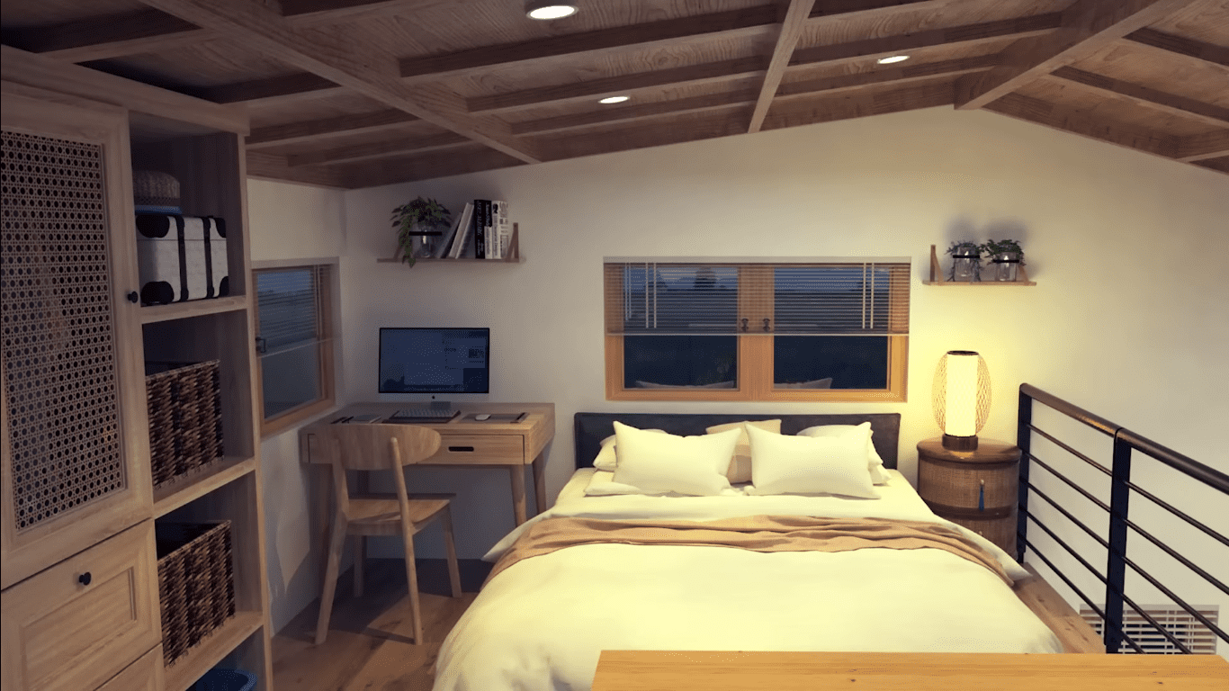 Beautiful Tiny House With Loft 258 Sqft - Dream Tiny Living