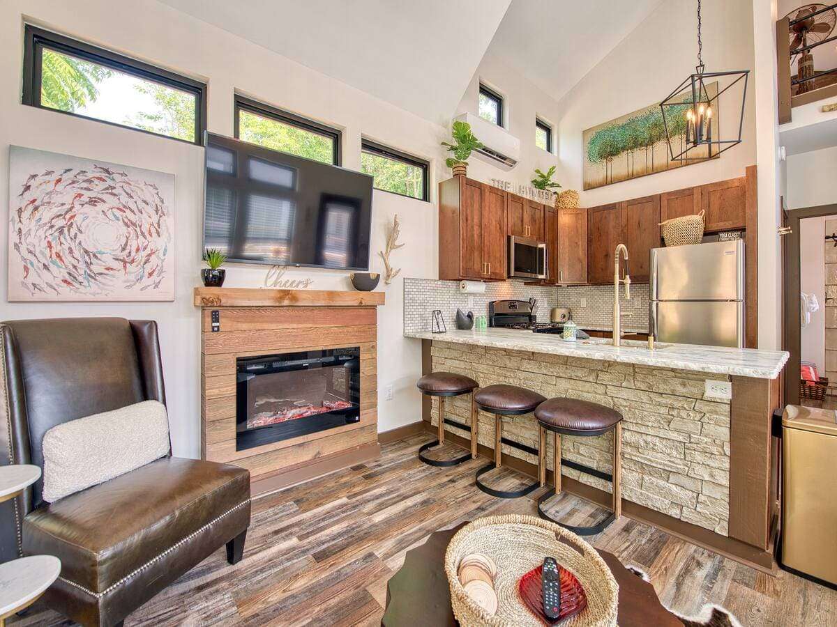 Rustic Tiny Home Cabin on River - Dream Tiny Living