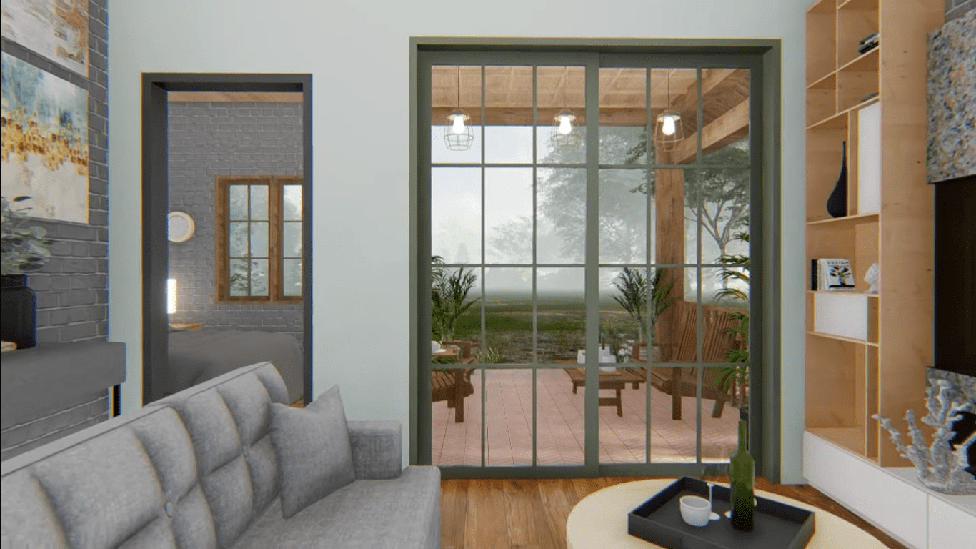 Simple Living Example Small House Design 6m x 9m - Dream Tiny Living