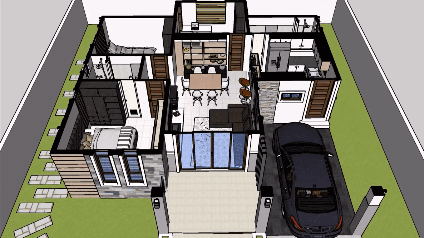 Simple and Modern Small House Design 96m² - Dream Tiny Living