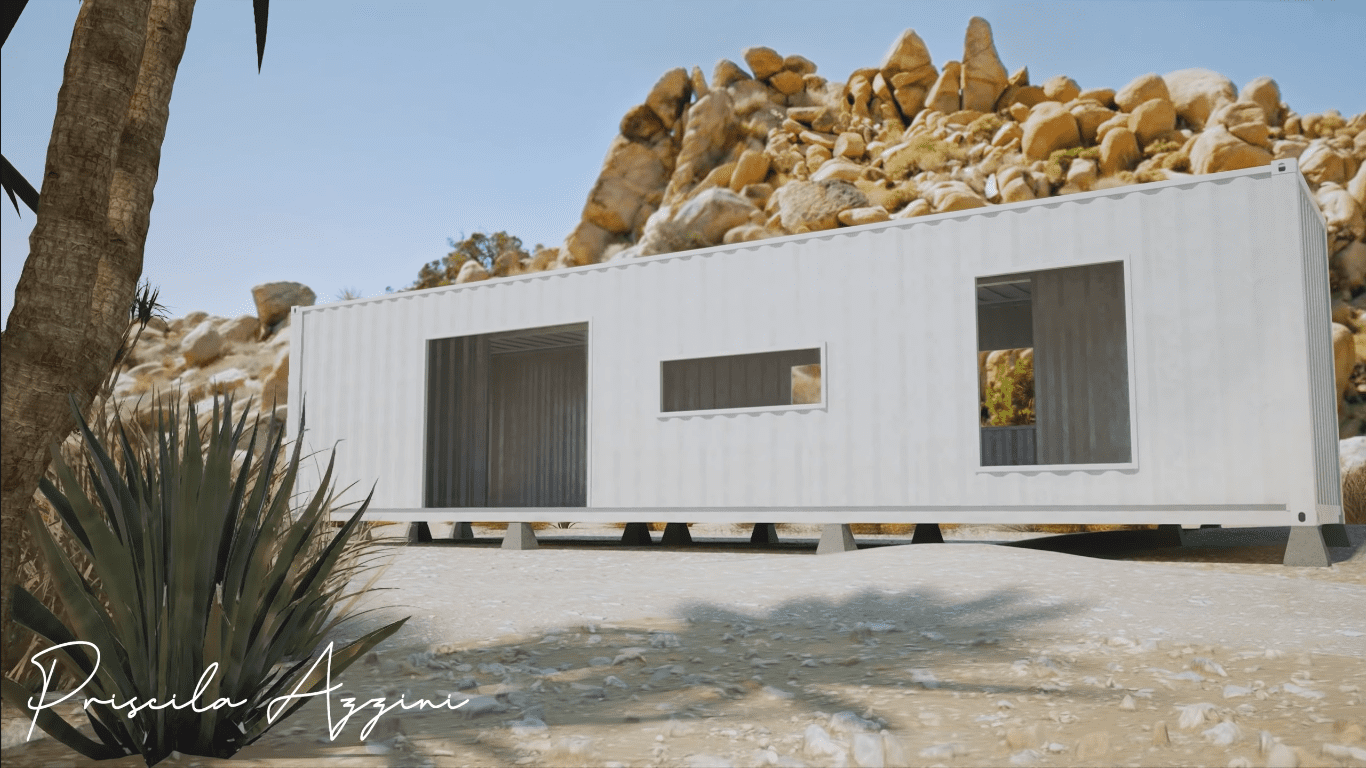 Tiny Container House with Solar Panel - Dream Tiny Living