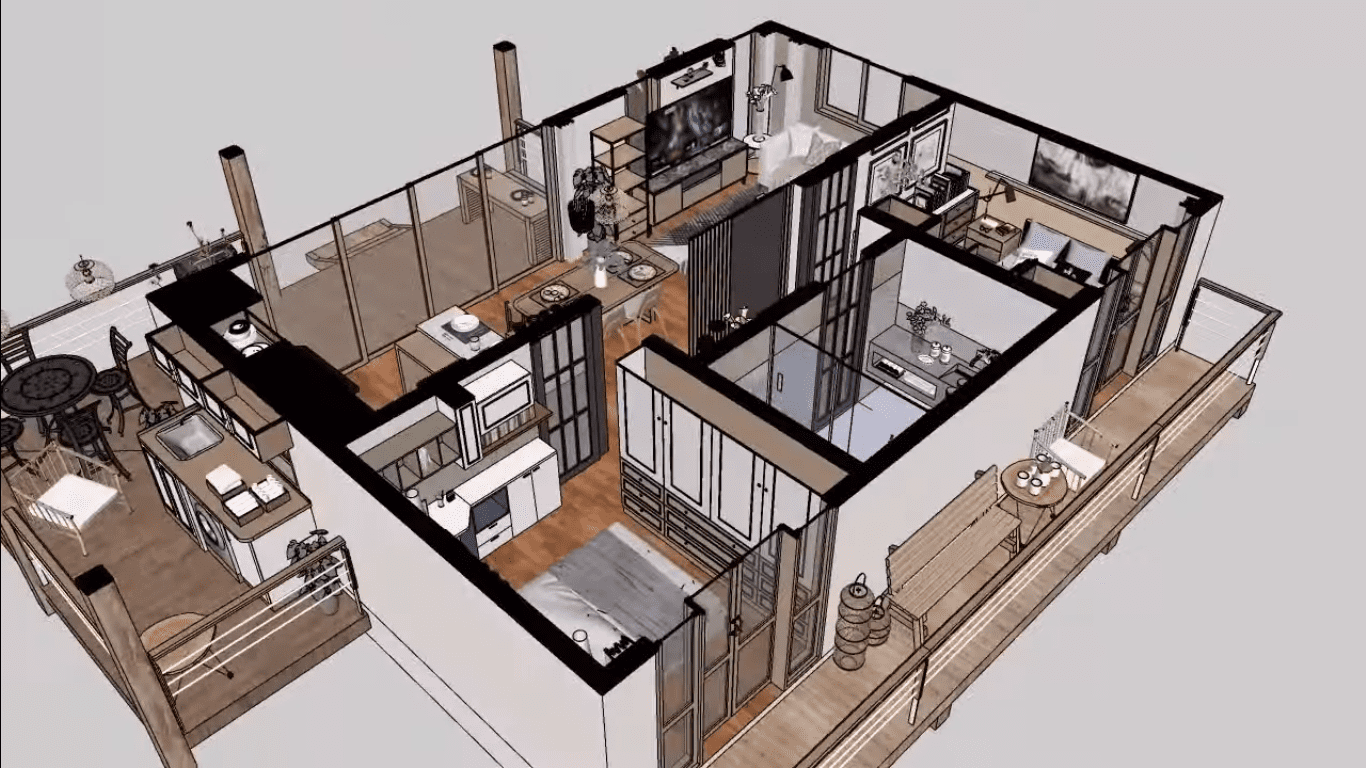 Tiny House Design with Floor Plan 6.5m x 9m - Dream Tiny Living