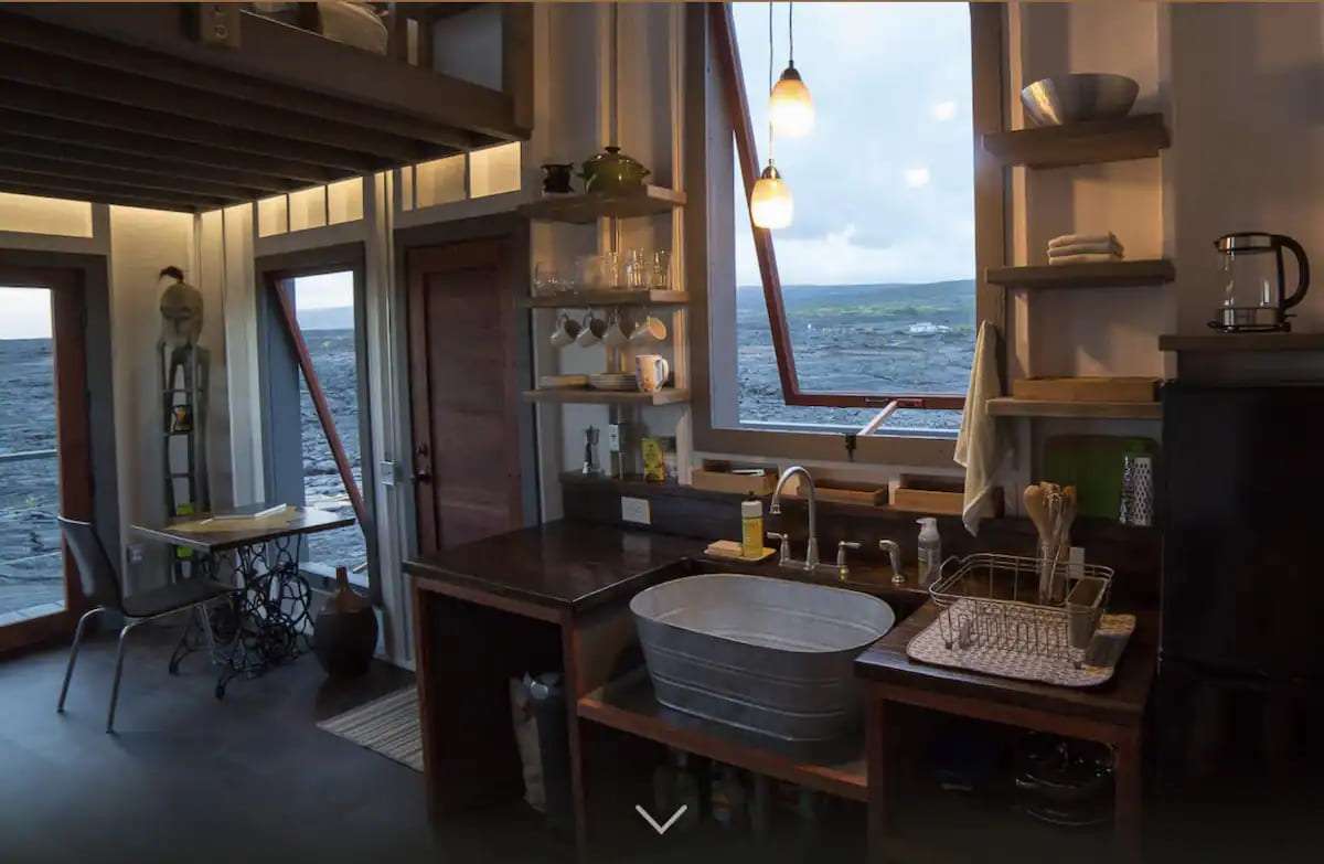 Tiny House in a Volcanic Lava Field - Dream Tiny Living