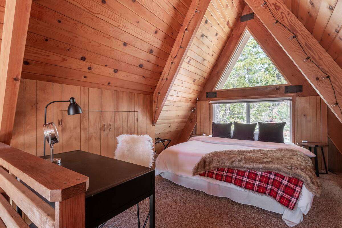 A-Frame Cabin with Breathtaking Mountain View - Dream Tiny Living