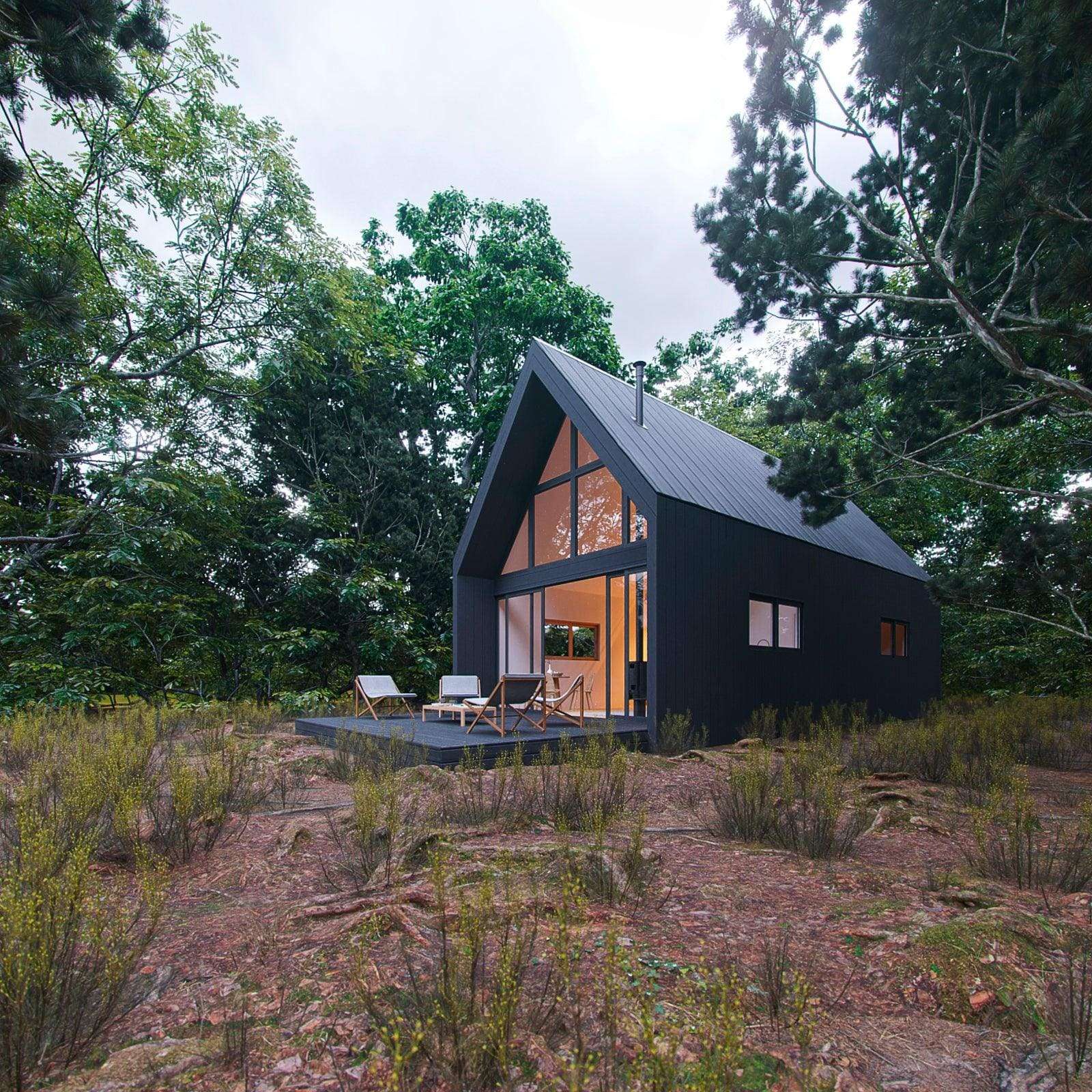 Modern Alpine Plus A-frame Cottage - Dream Tiny Living