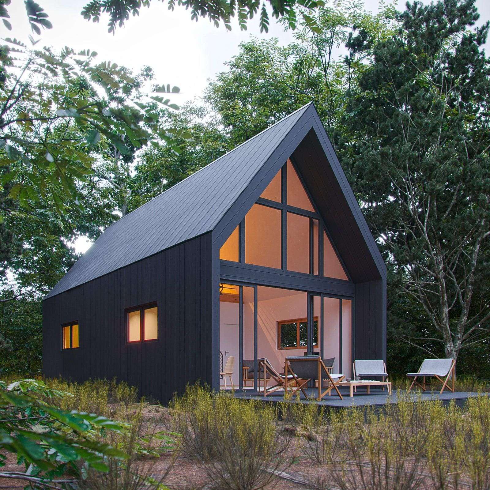 Modern Alpine Plus A-frame Cottage - Dream Tiny Living