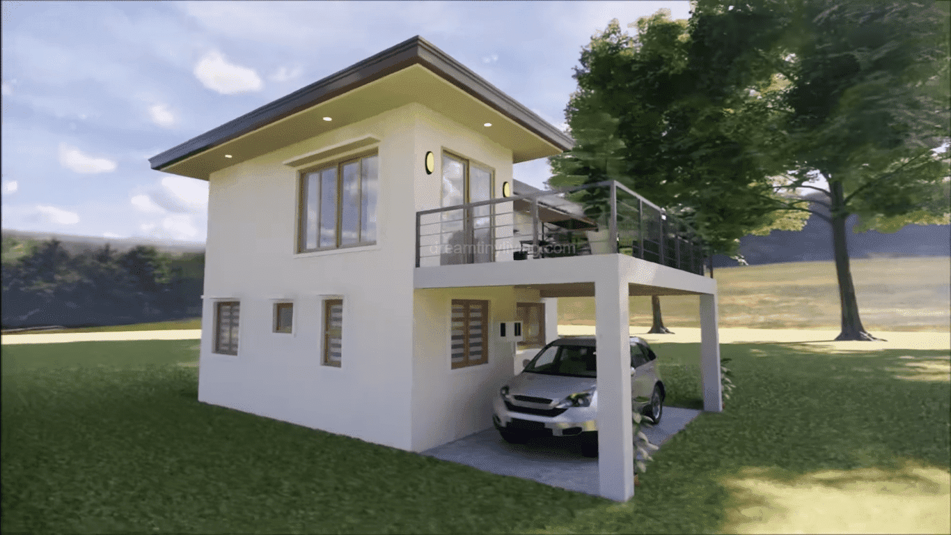 Modern Loft Type Small House Design 5m x 7m - Dream Tiny Living