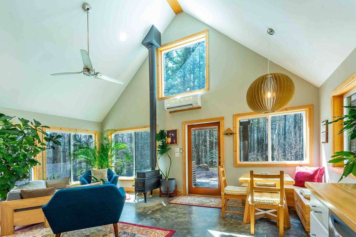 Newly Built Tiny Mountain Hut in Dupont State Forest - Dream Tiny Living