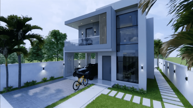 Simple Tiny Two-Storey House Design - Dream Tiny Living