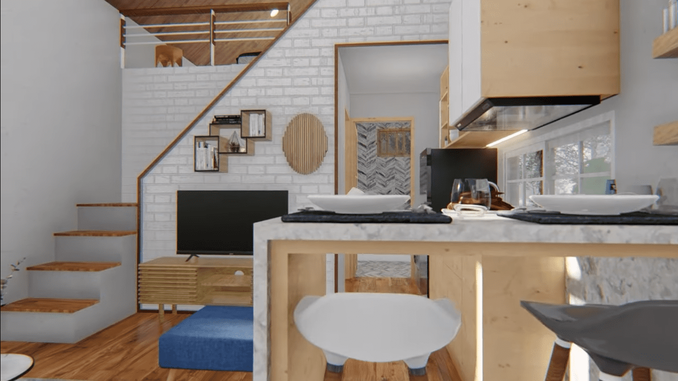 Two Bedroom Tiny House 4m x 7m - Dream Tiny Living