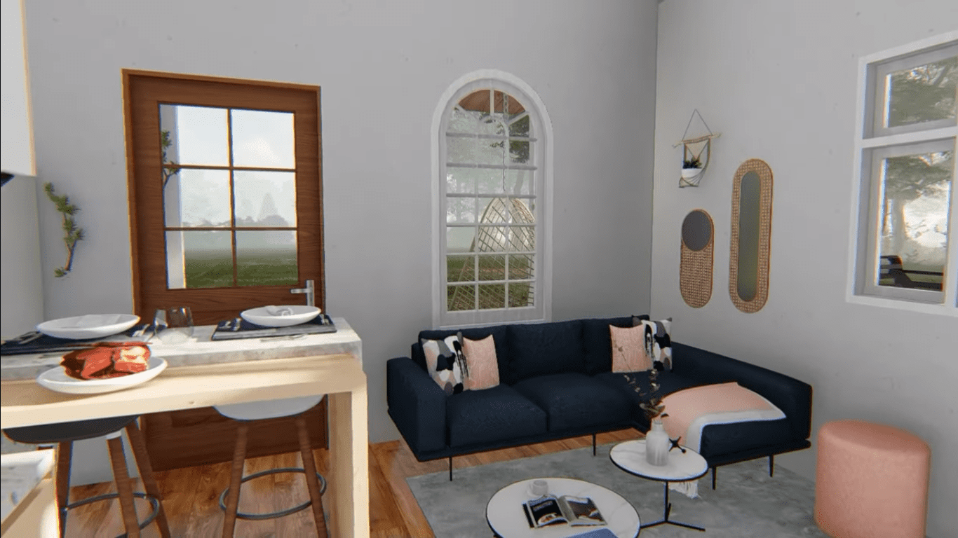 Two Bedroom Tiny House 4m x 7m - Dream Tiny Living