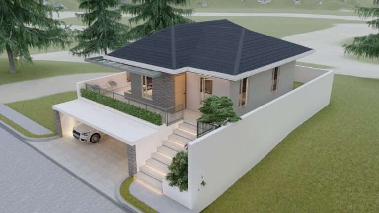 Small House Design with Parking Lot 84 Sqm - Dream Tiny Living