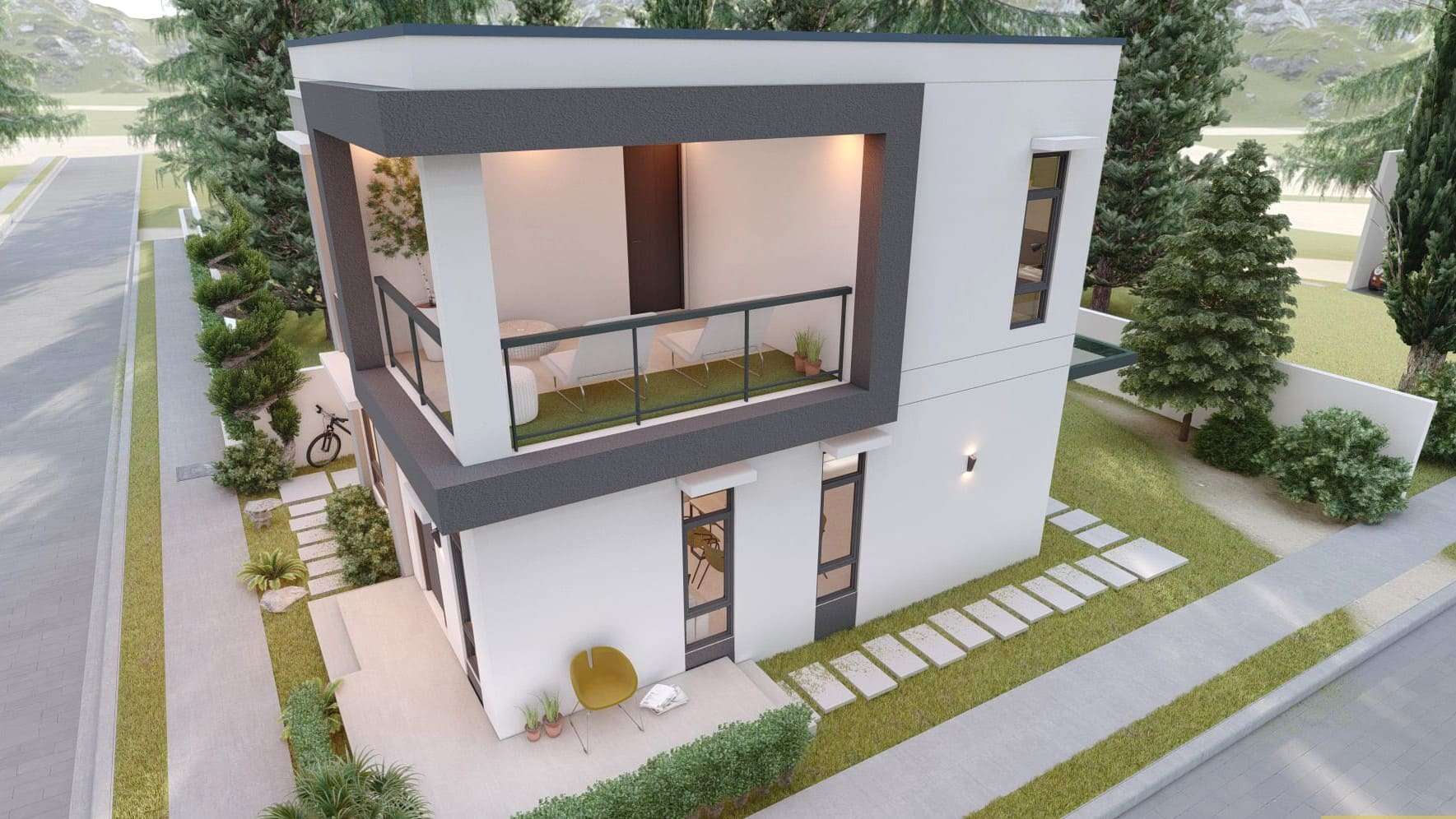 2 Storey Small House Design 6m x 7m - Dream Tiny Living