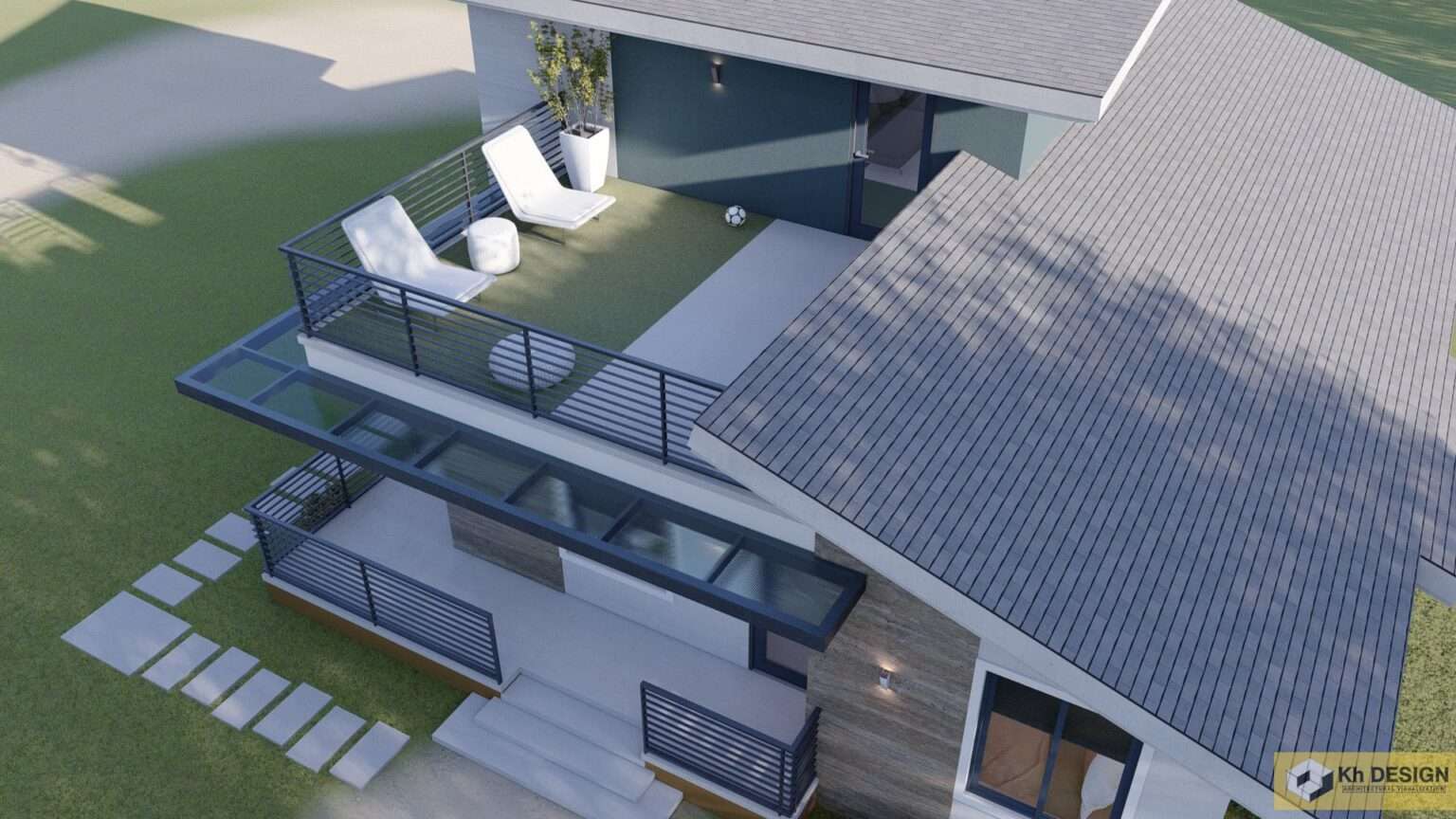 2 Storey Small House Design 9.90m x 11.60m - Dream Tiny Living