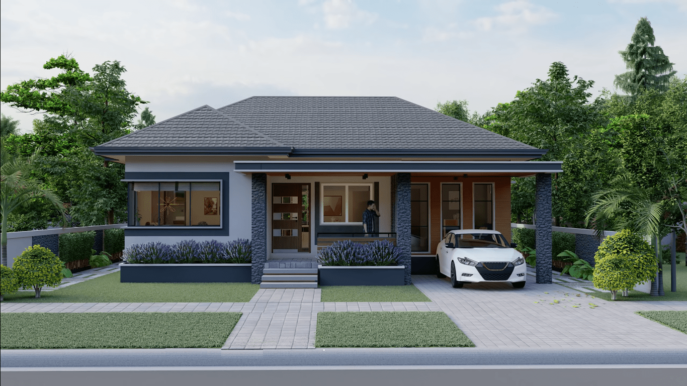 Modern Small House Design 9m x 12m - Dream Tiny Living