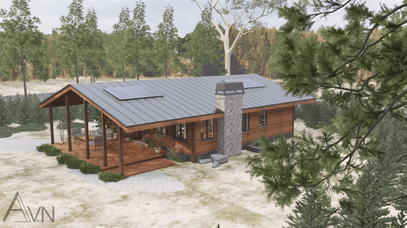 Cozy Tiny House with Brown Exterior - Dream Tiny Living