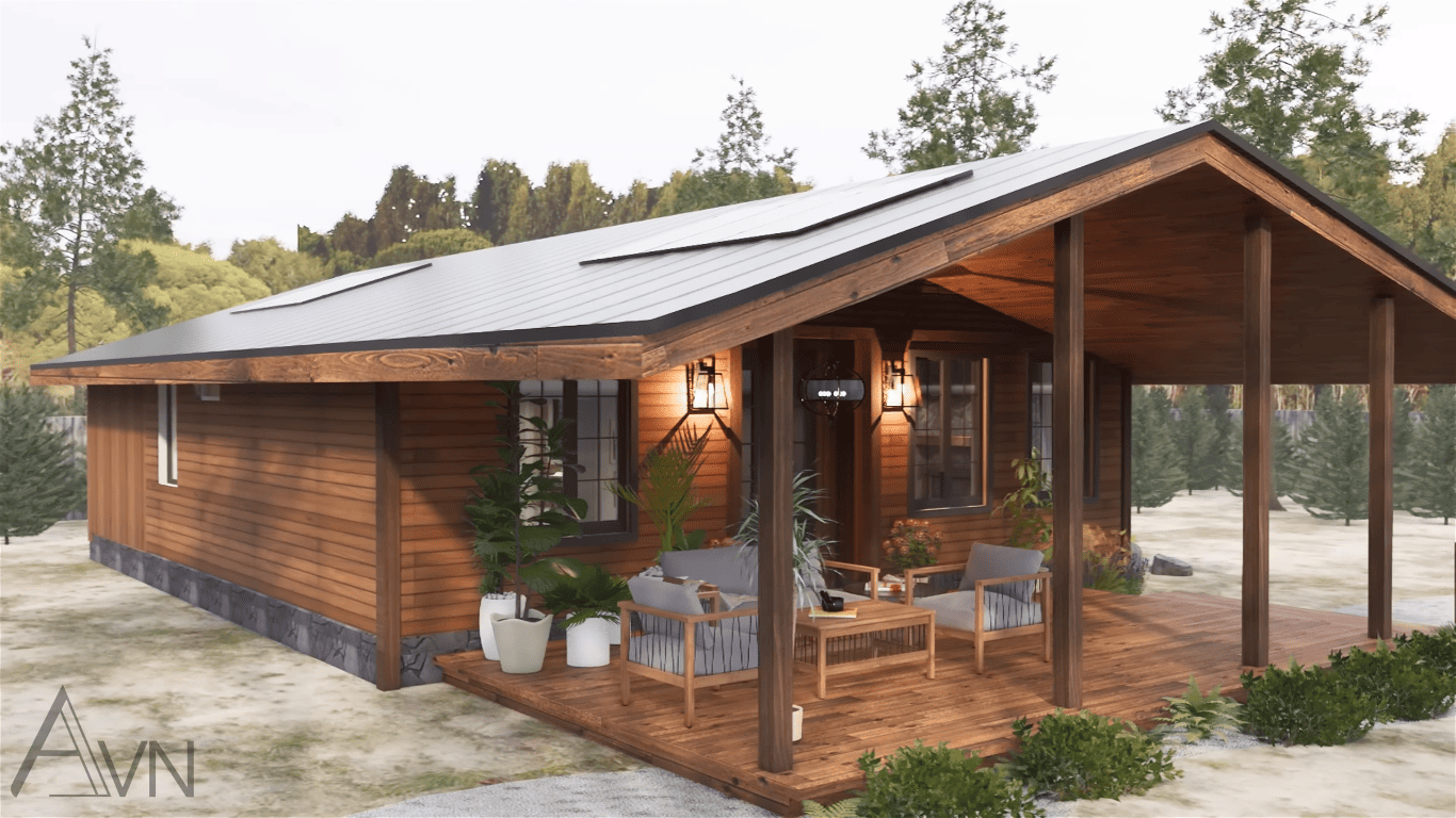 Cozy Tiny House with Brown Exterior - Dream Tiny Living