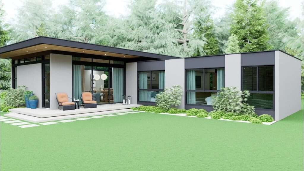 L-Shaped Tiny House in the Middle of Nature - Dream Tiny Living