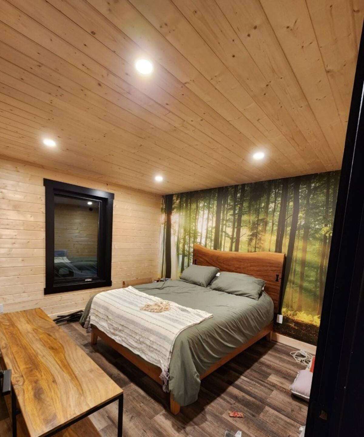 Knotty Pine Cabin with Lake View - Dream Tiny Living
